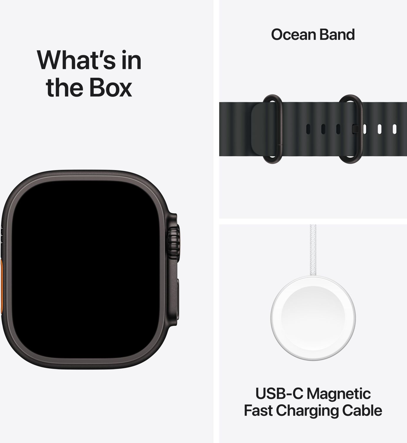 Apple Watch Ultra 3 49mm Black Titanium Black Ocean Band Nutikellad RDE.EE